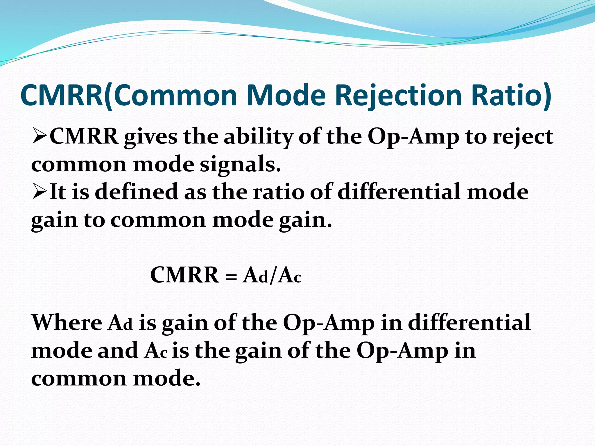 Operational amplifier parameters | PPT Operational amplifier parameters | PPT