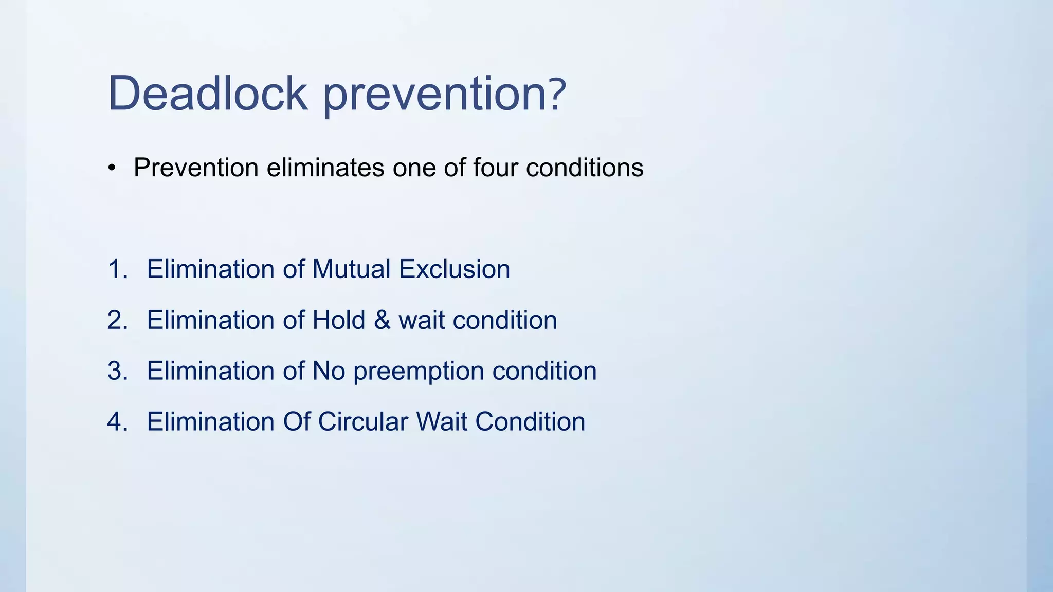 Dead Lock in operating system | PPTX