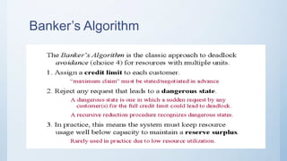 Dead Lock in operating system | PPTX