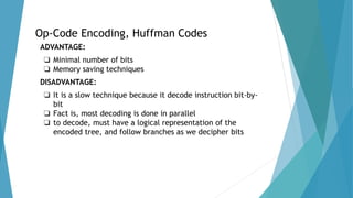 Op code encoding | PPTX