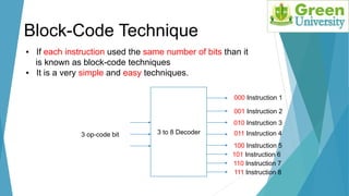 Op code encoding | PPTX