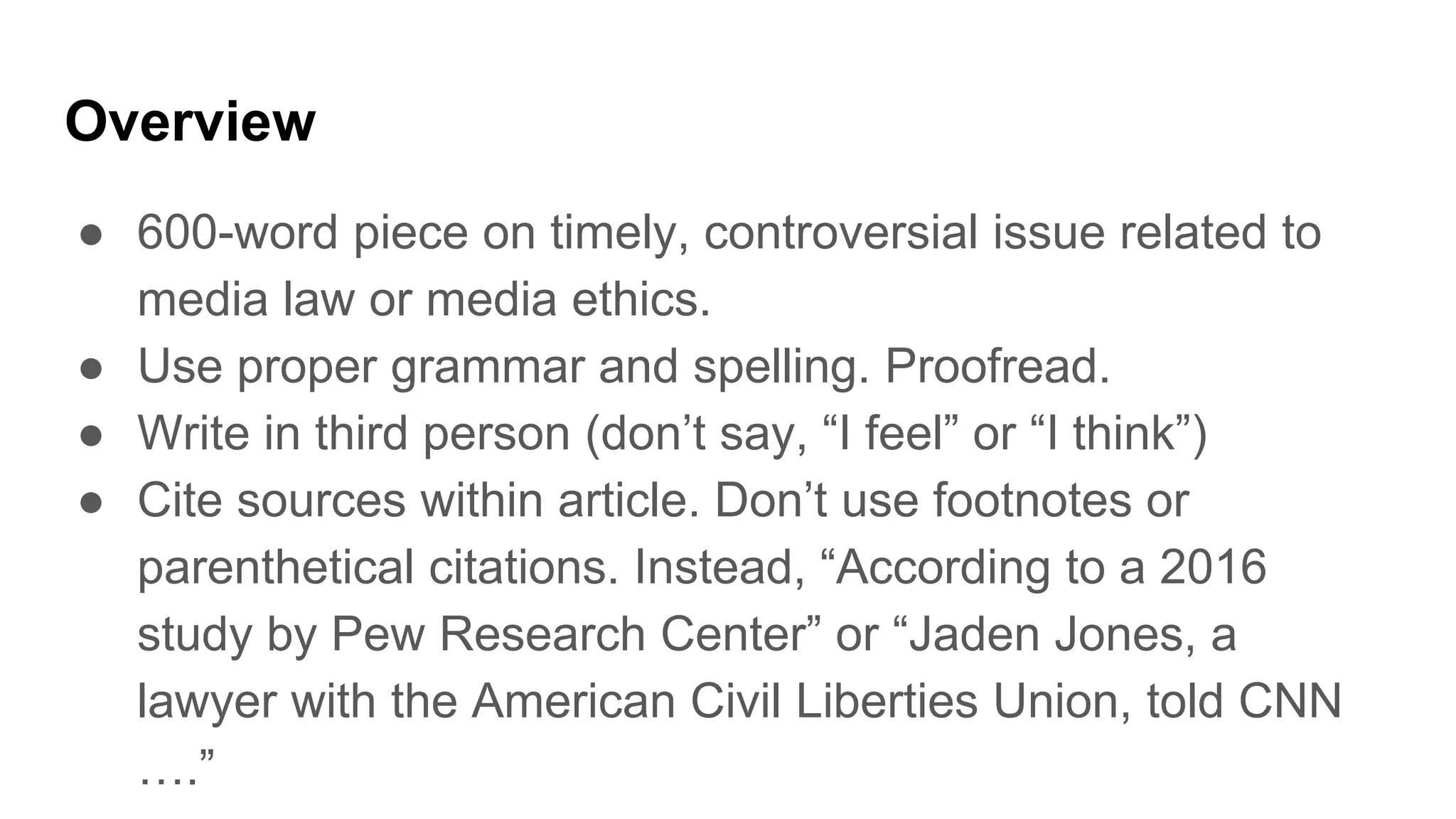 Op ed assignment | PPT