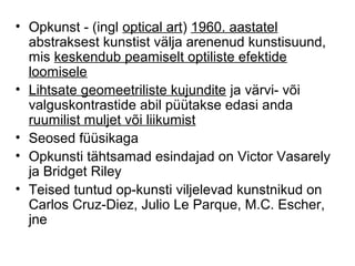 Op kunst, a. vatter | PPT