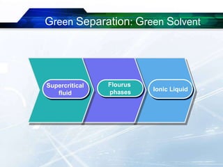 Ionic Liquids : Green solvents for the future | PDF