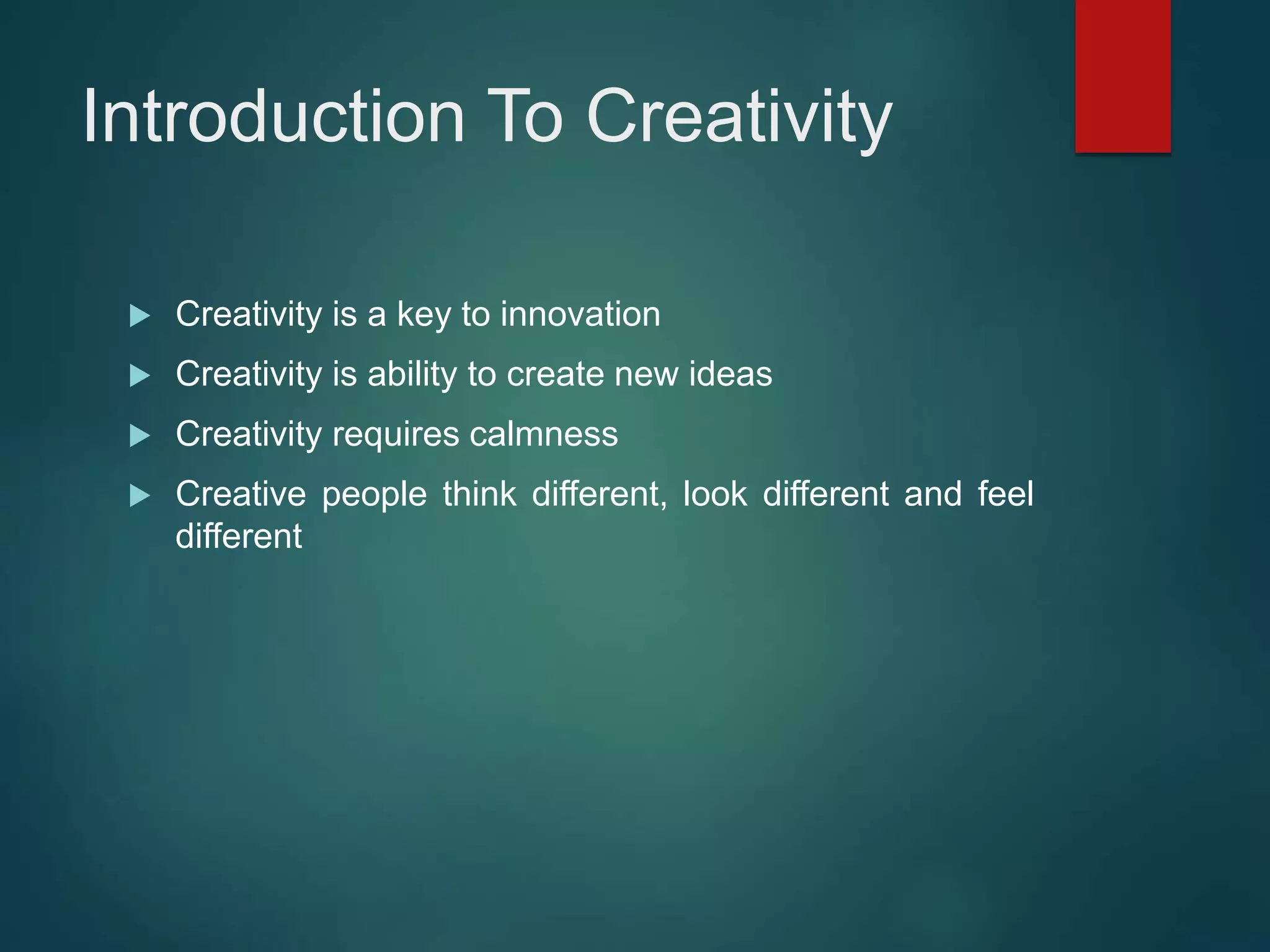 Creative and Critical Thinking | PPTX