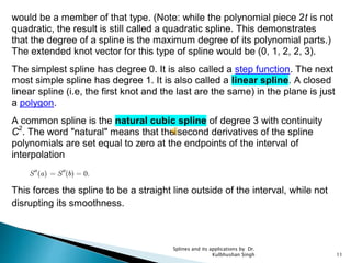 SPLINE_FUNCTION_AND_ITS_APPLICATIONS_(AMITY).ppt