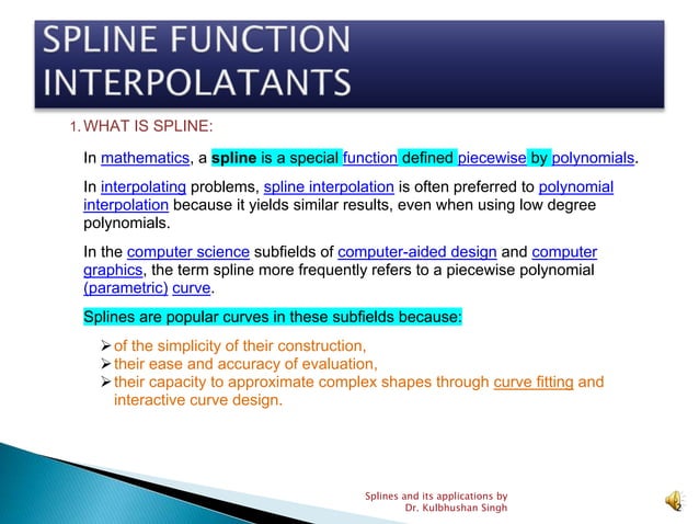 SPLINE_FUNCTION_AND_ITS_APPLICATIONS_(AMITY).ppt