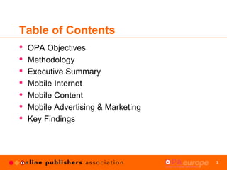 Opa Going Mobile Report Mar07 | PPT