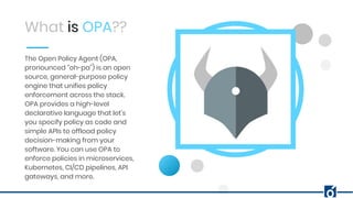 HTTP Authorization using OPA | PPT