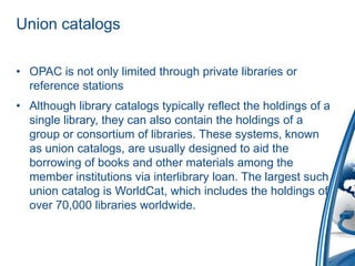 OPAC | PPT