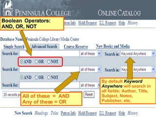 Opac Advanced Search | PPT