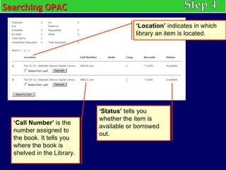 Opac Guide | PPT