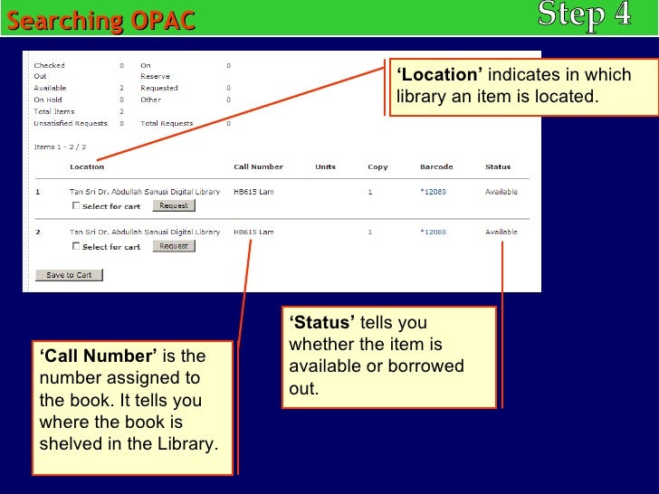Opac Guide
