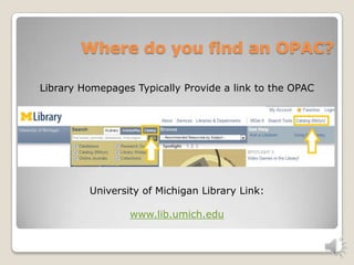 Opac introduction | PPTX