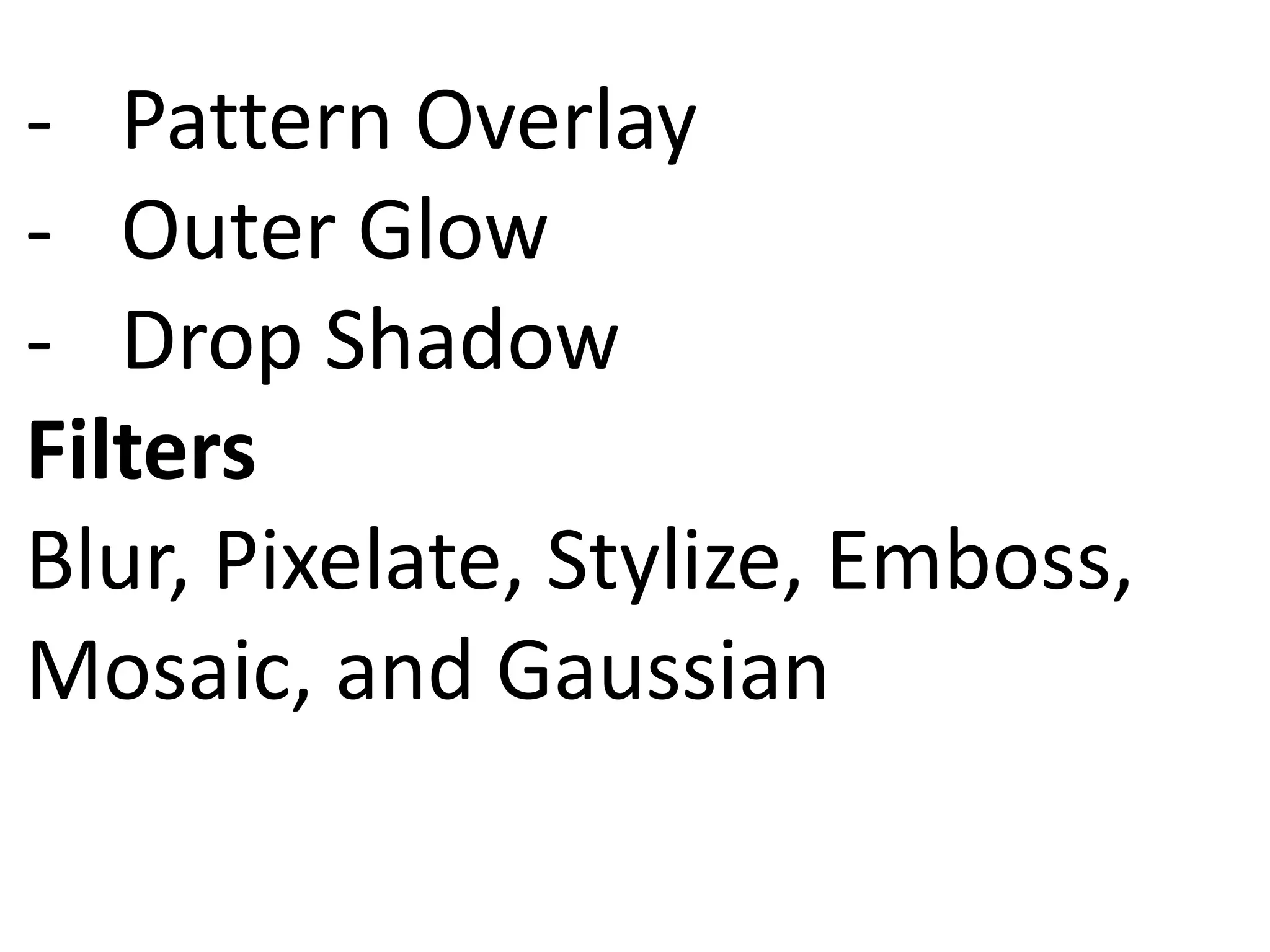 Opacity type-tool-layer-styles | PPTX
