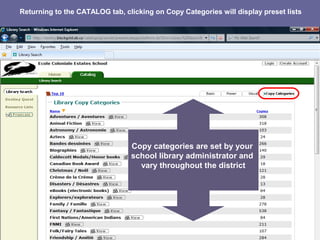 LIBRARY CATALOGUE POWERPOINT | PPT