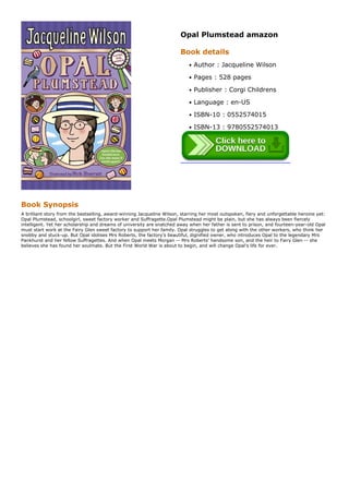 Opal Plumstead amazon | PDF