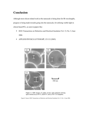 Opal and inverse opal structures for optical device applications | DOC ...