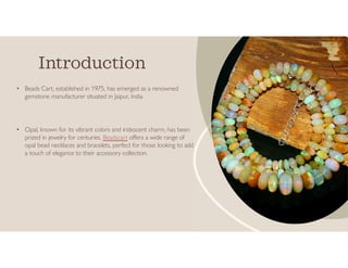 Opal Beads Necklace & Bracelet - Beadscart | PDF | Beadwork | Arts and Crafts