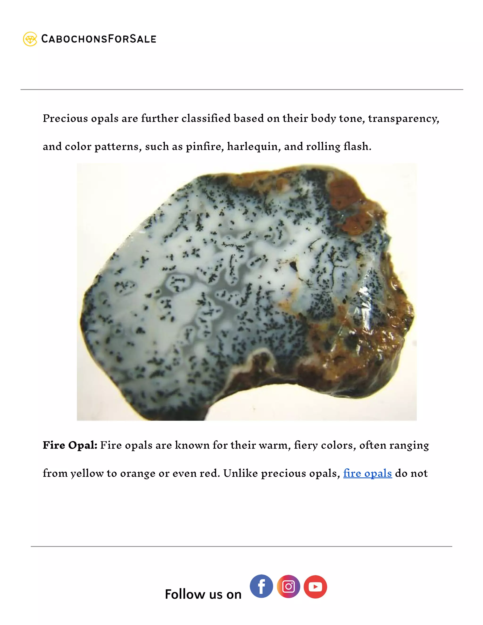 Opal Gemstone: A Mesmerizing Play of Colors | PDF | Geology | Science