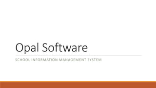 Opal-Software-Abuja-ERC | PPTX | Technology & Computing