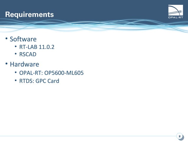 OPAL-RT and RTDS Technologies Co-Simulation | PPT | Computer ...