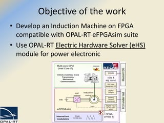 OPAL-RT Induction machine & power electronic test system on FPGA | PPT