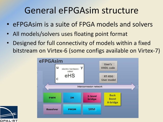 OPAL-RT Induction machine & power electronic test system on FPGA | PPT