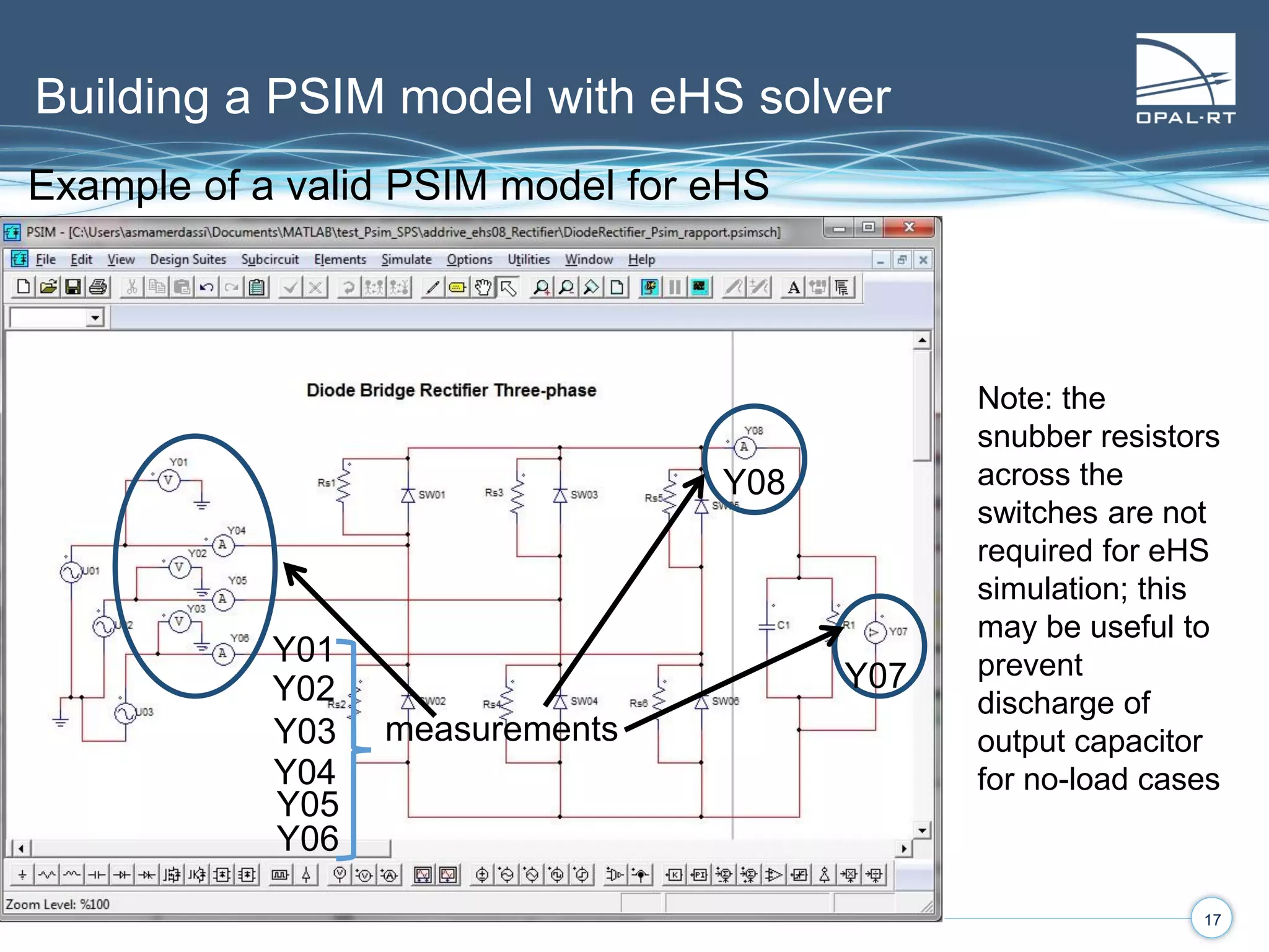 OPAL-RT - PSIM & eHS Interface | PDF