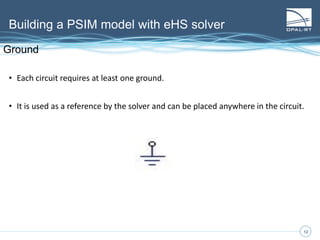 OPAL-RT - PSIM & eHS Interface | PDF