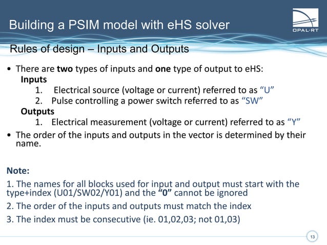OPAL-RT - PSIM & eHS Interface | PDF | Computing | Technology & Computing