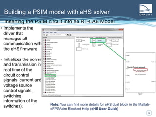 OPAL-RT - PSIM & eHS Interface | PDF