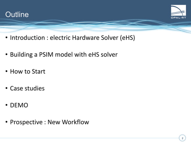 OPAL-RT - PSIM & eHS Interface | PDF | Computing | Technology & Computing