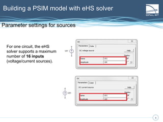 OPAL-RT - PSIM & eHS Interface | PDF