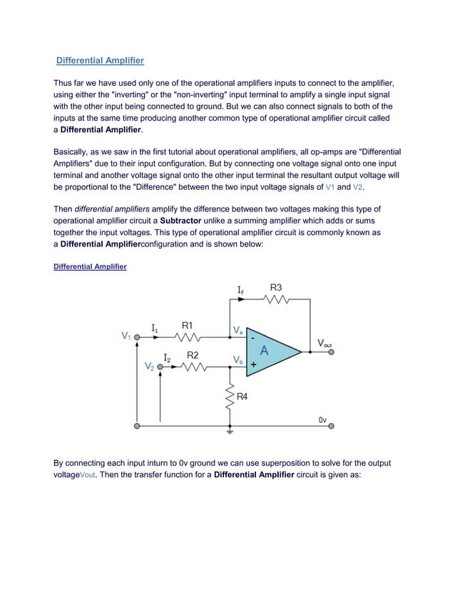 opamp | PDF