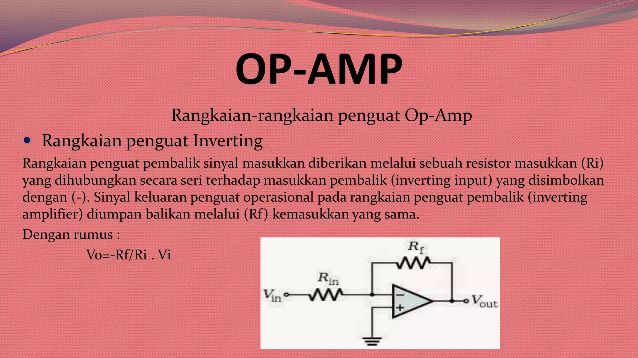 penguat dan op amp | PPTX