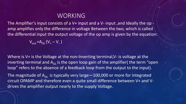 op amp.pptx | Computer Networking | Computing