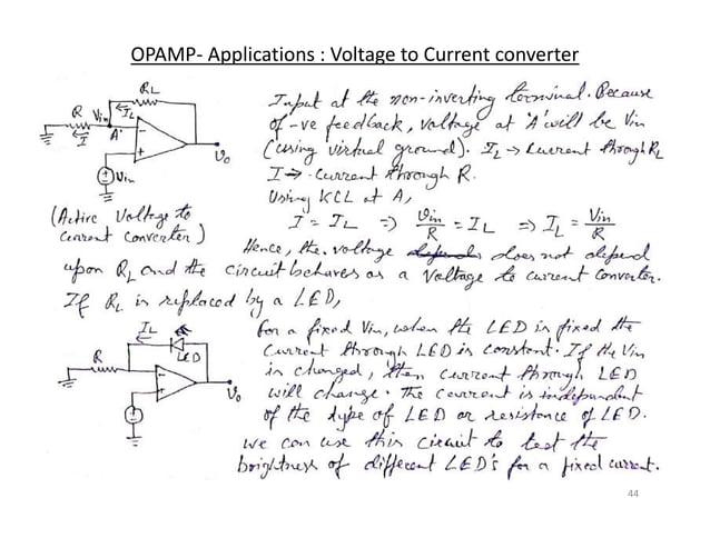 OPAMP.pdf on operational amplifiers and electronics | PPT