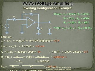 Operational amplifiers | PPT