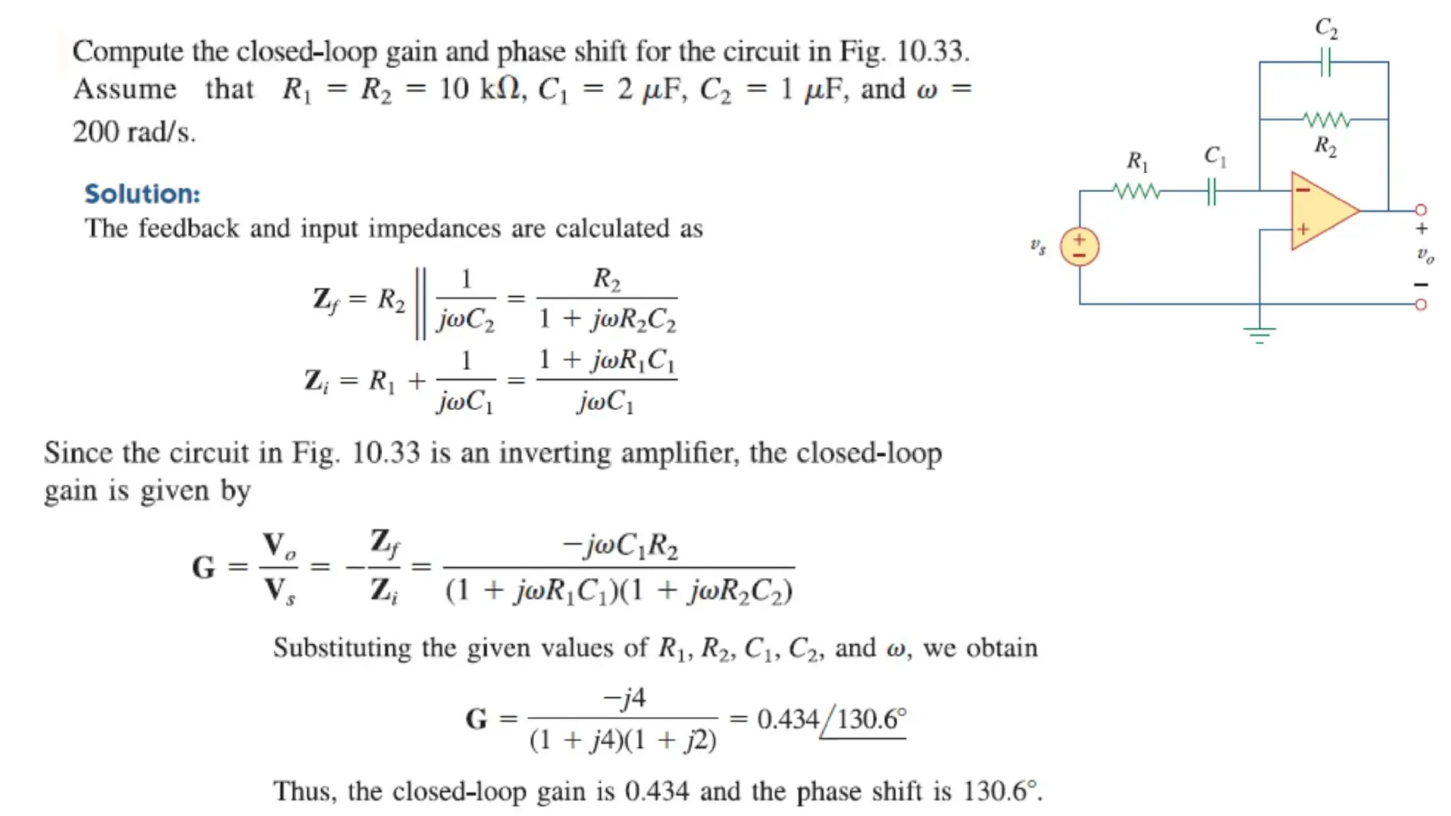 Operational Amplifier Alternating Current Circuits | PPTX