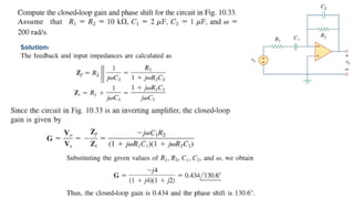 Operational Amplifier Alternating Current Circuits | PPT