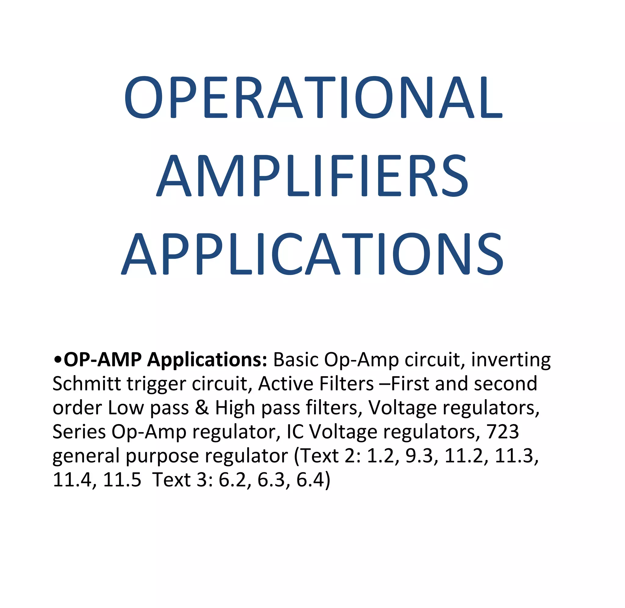 op amp application.ppt