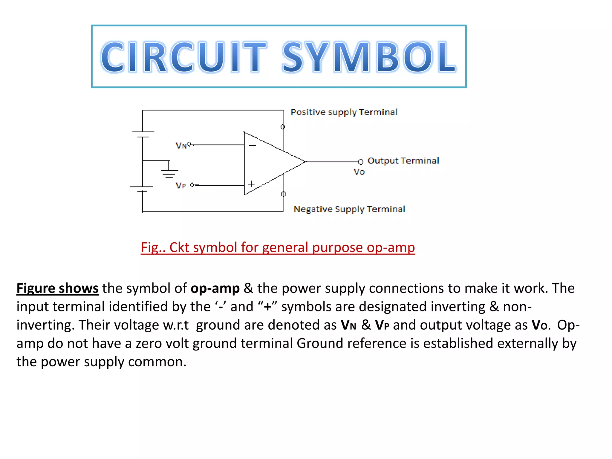 Op amp(operational amplifier) | PPTX