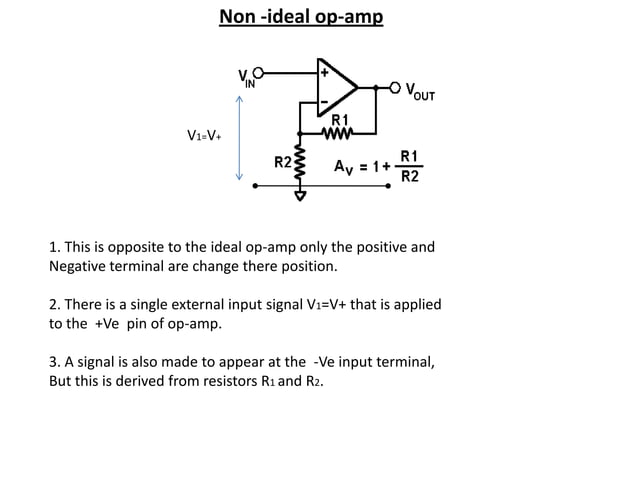 Op amp(operational amplifier) | PPTX