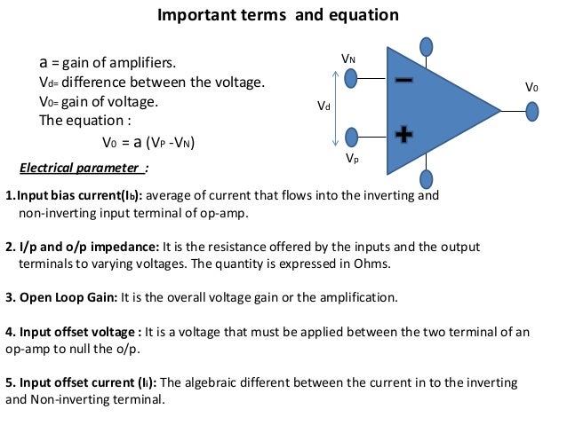 Op amp(operational amplifier)