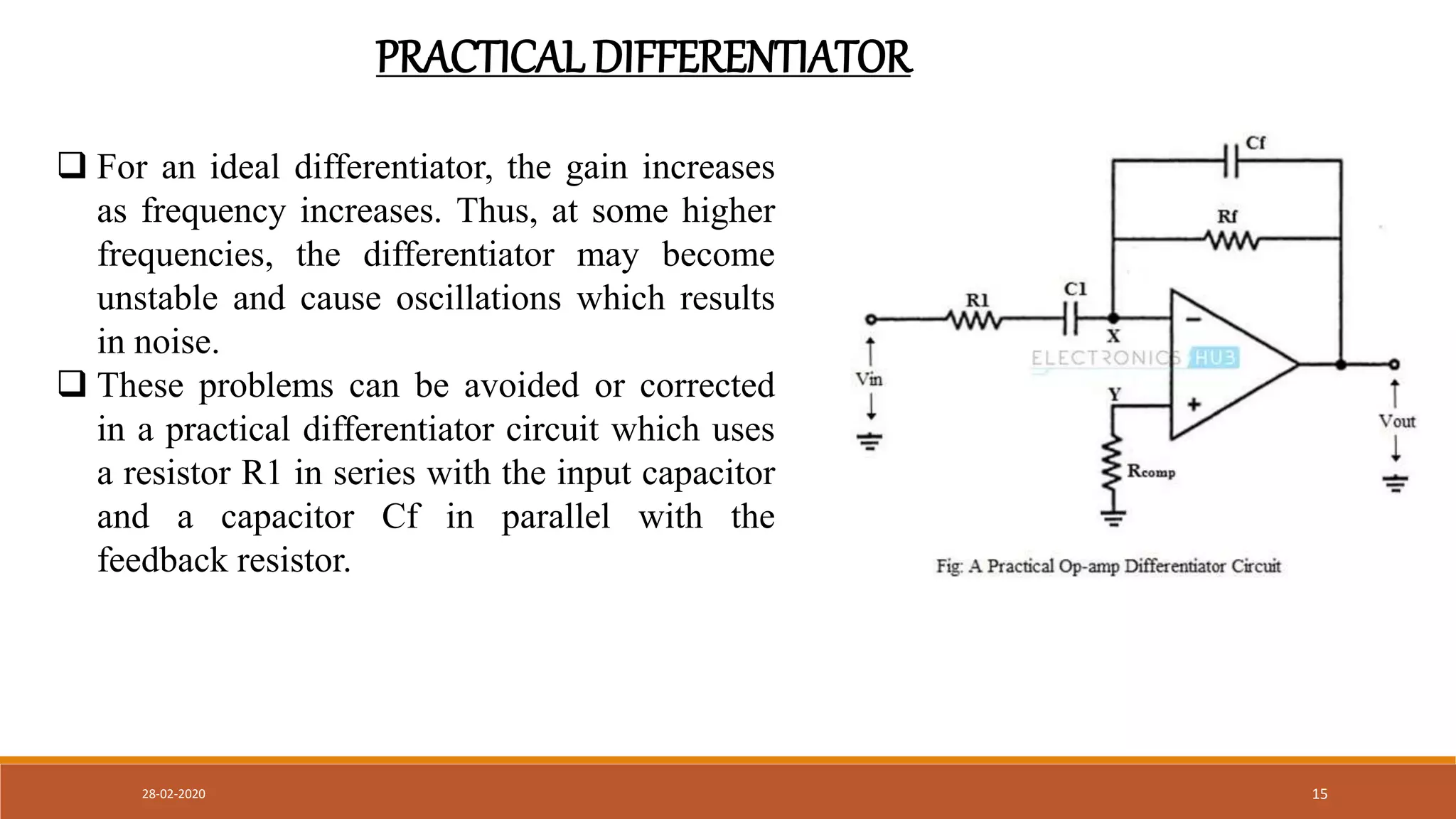 OPAMP integrator & differentiator.pptx