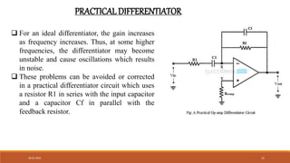 OPAMP integrator & differentiator.pptx