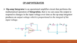 OPAMP integrator & differentiator.pptx