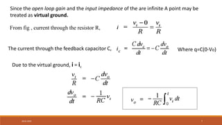 OPAMP integrator & differentiator.pptx