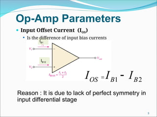 Operational amplifiers and it's Parameters.ppt